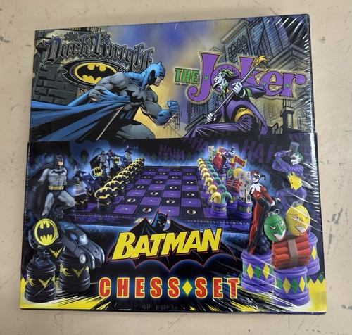 New BATMAN Chess Set Dark Knight Joker DC Comics Barnes Noble ...