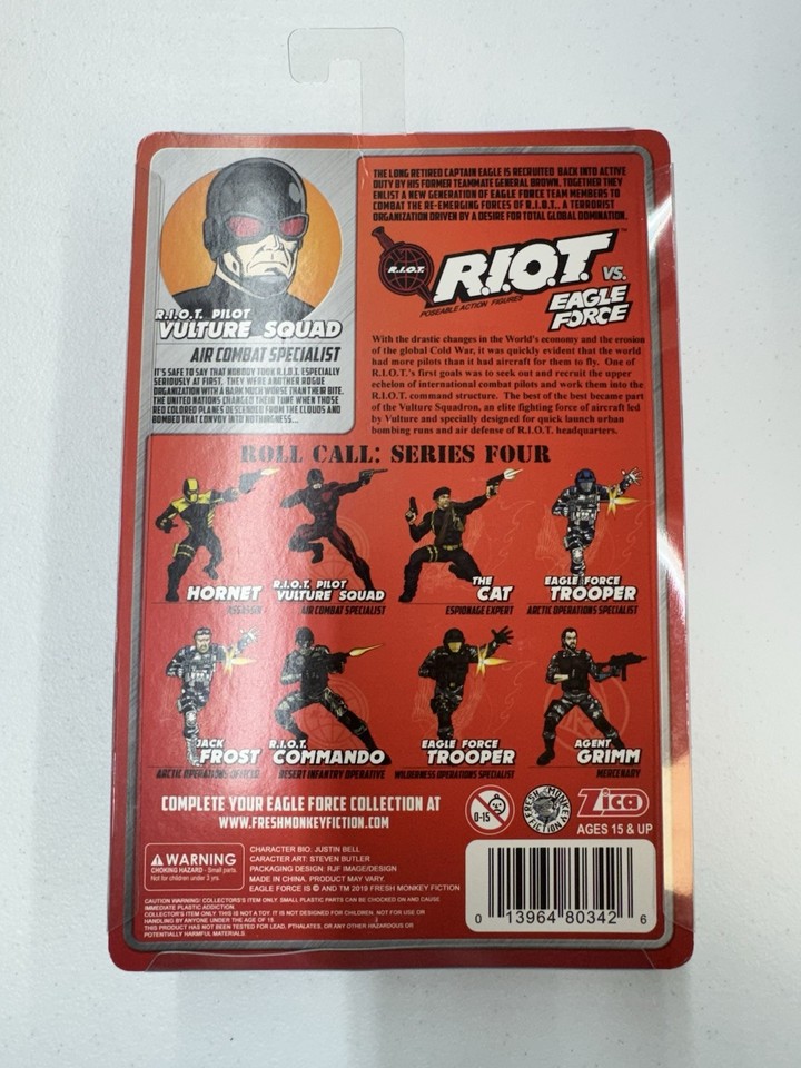RIOT Pilot Vulture Squad-RIOT v Eagle Force- Zica toys- NIP | eBay