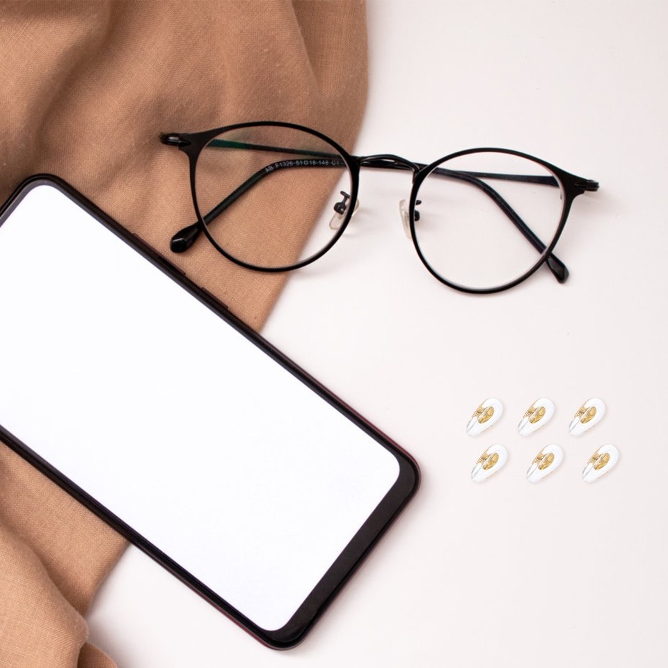 15 Pairs Supple Pads for Glasses Eyeglasses Nose Mat Bridge Support ...