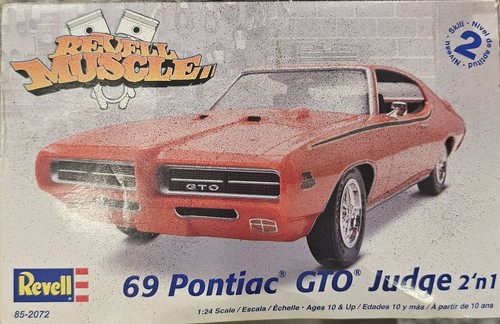 Revell Muscle 69 Pontiac GTO Judge Model Kit 1:24 Scale parts lot | eBay