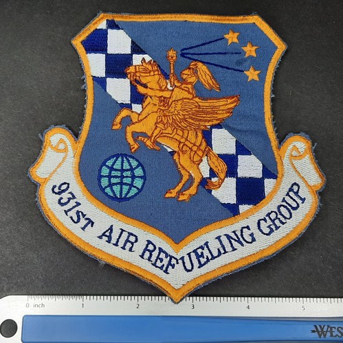 Original USAF Patch 931 ARG AREFG Air Refueling Group KC-135 1977-87 ...