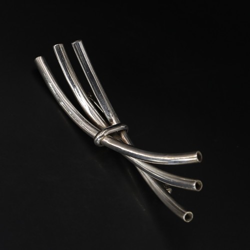 VTG Sterling Silver - MODERN Triple Curve Bar Brooch Pin - 13g | eBay