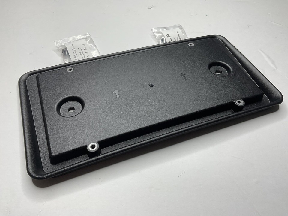 Tesla Model X Rear Trunk Lift Gate License Plate Bracket Mount 1657961 ...
