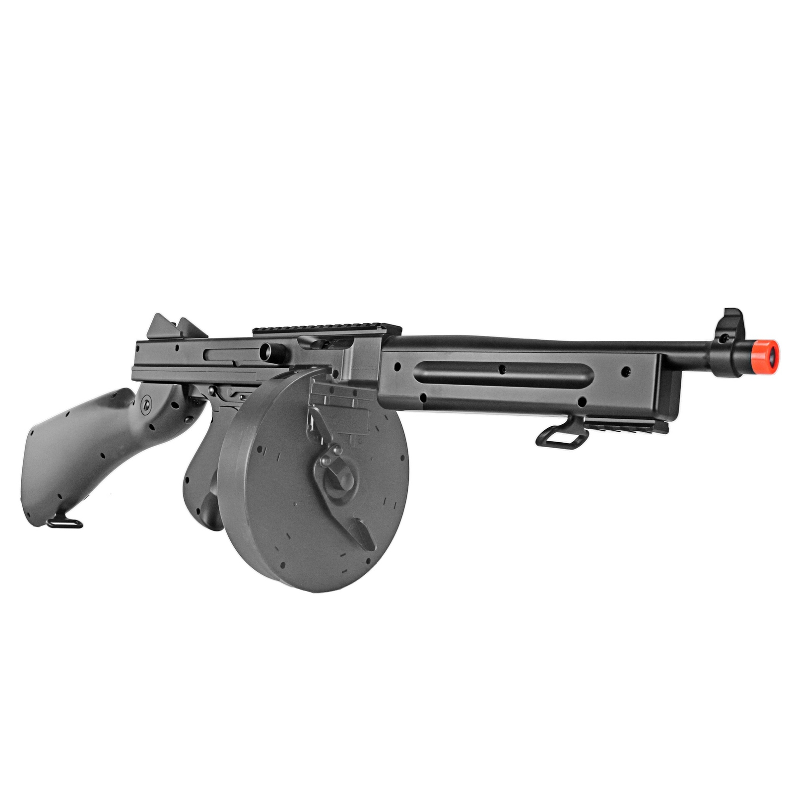BBTac Airsoft Tommy Gun M1A1 Electric Rifle Full Auto Sub-Machine AEG ...