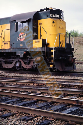 Vtg 1983 Train Slide 6716 CNW Chicago North Western Engine X6N184 | eBay