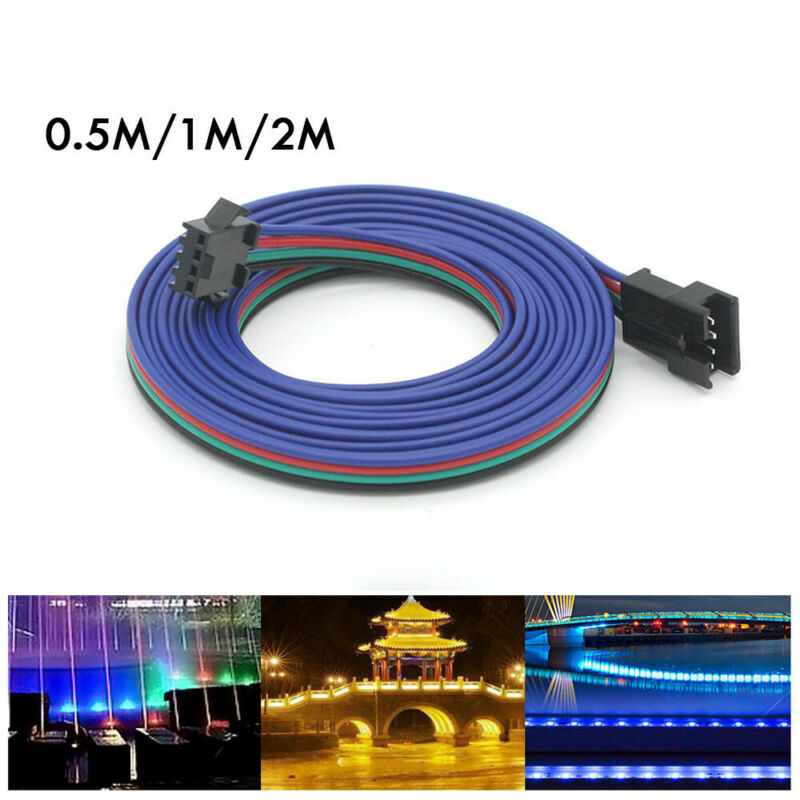 20 Sets 3 Pin Jst Sm Male Female Plug Led Connector Cable 15cm 20awg ...