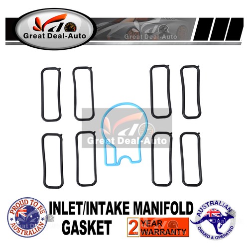 9 PCS INTAKE MANIFOLD & VALLEY COVER For Holden Commodore VT VX VY VZ 5 ...