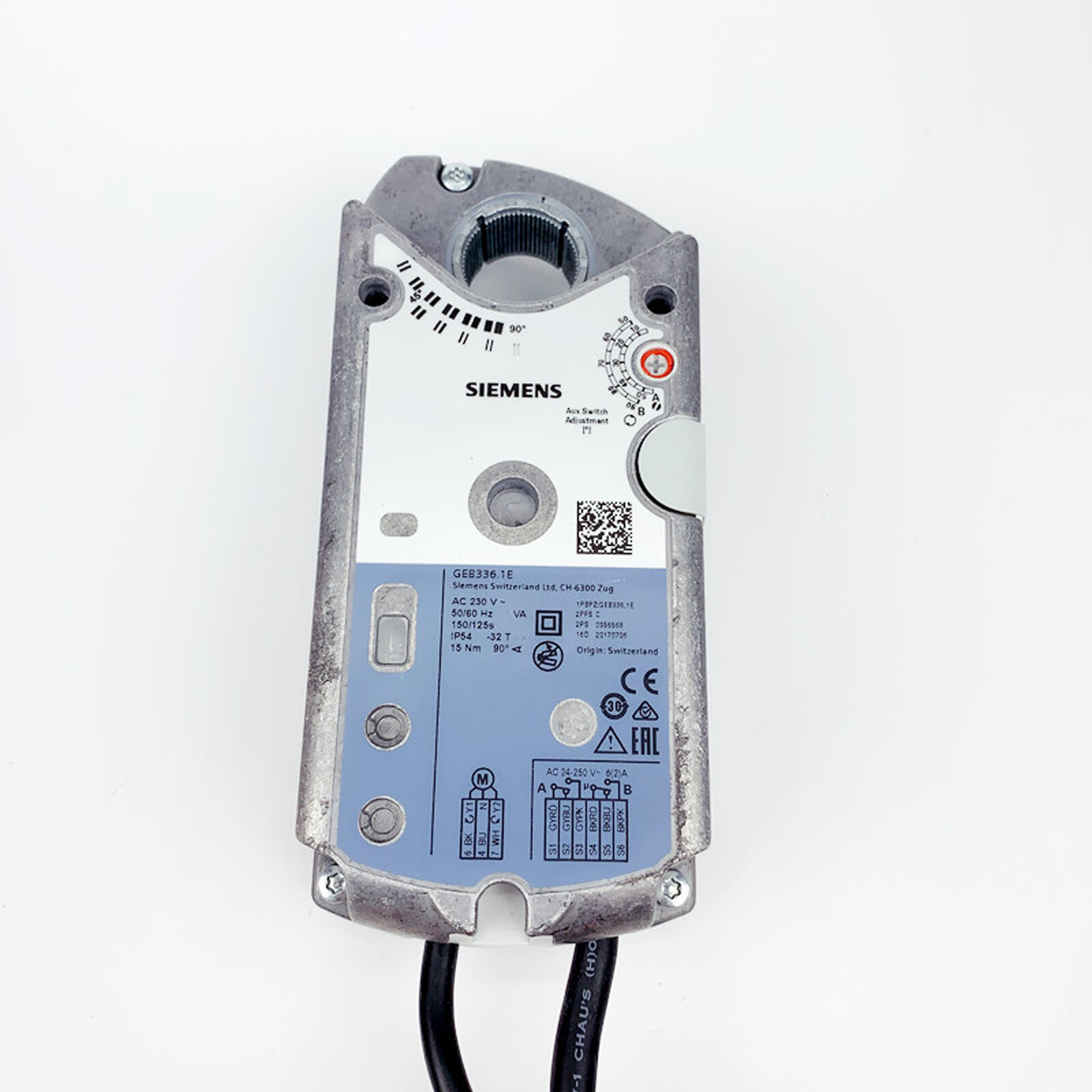 1PC NEW SIEMENS Electric Damper Actuator GEB336.1E 15Nm AC230V ship DHL ...