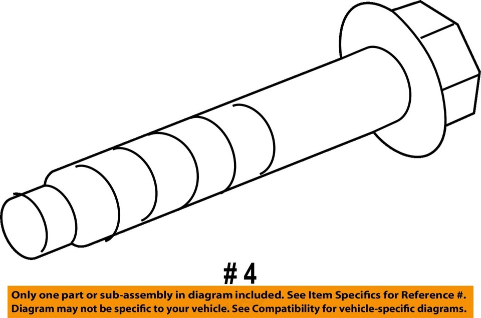 GM OEM 96-24 Acadia Stabilizer Bar Components-Stabilizer Bar Bolt ...