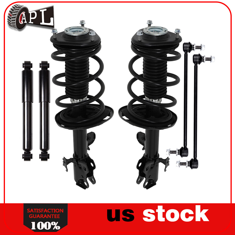 Front Struts Rear Shock w/ Spring Sway Bars Link Kit Fits 2013-2018 ...