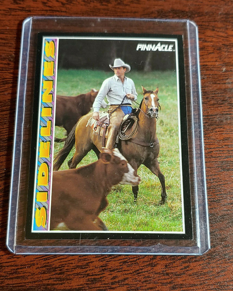 1993 Pinnacle Nolan Ryan Sidelines Cattle Rancher Baseball Card #294 EX ...