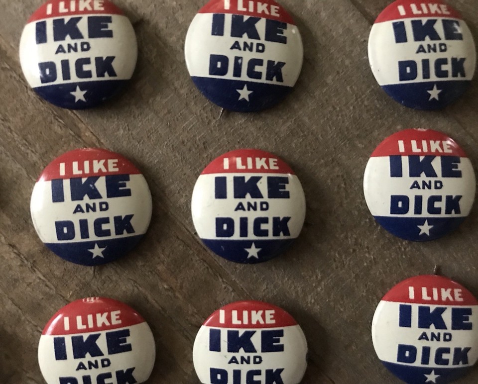 I Like Ike and Dick Campaign Pins | eBay