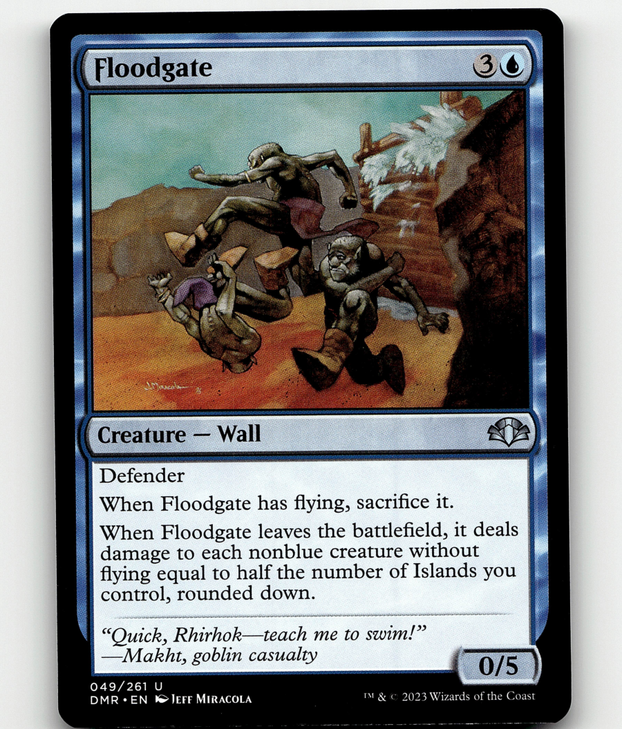 MTG Floodgate Regular Dominaria Remastered Uncommon | eBay