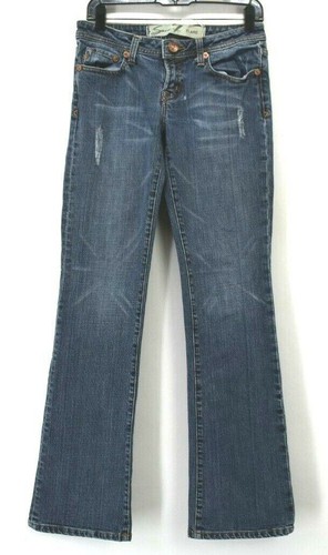 Seven 7 Women's Size 27 Flare Style Lightly Distressed Stretch Denim ...