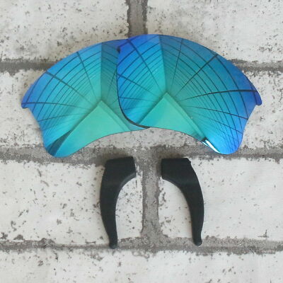 Anti-slip Ear Hooks & Replacement Lenses for-Oakley Flak Jacket XLJ ...