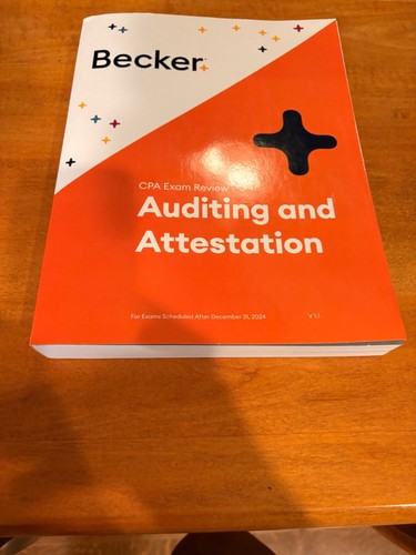 Becker CPA Exam Review Auditing and Attestation Textbook | eBay