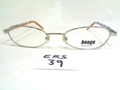 Nos BONGO Eyeglasses Frame B Coral SI Orange Grey Women's Oval (ERS-39 ...