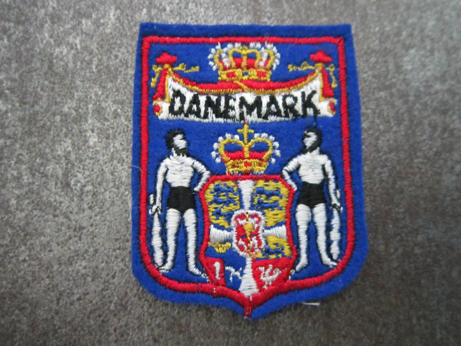Danemark Denmark Woven Cloth Patch Badge Souvenir Tourist (L21S) | eBay UK