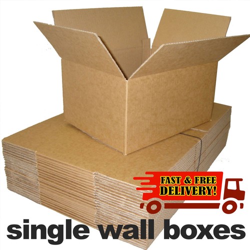 SINGLE WALL POSTAL MAILING CARDBOARD BOXES *ALL SIZES* SHIPPING PARCEL ...