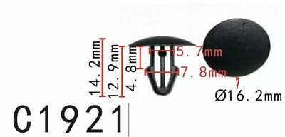 20pcs Fit HONDA 16-17 Civic Front Bumper-Upper Seal Clip 91504TBAA01 | eBay