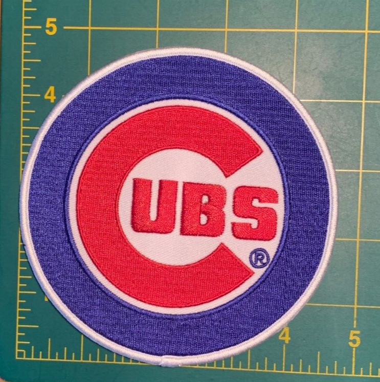 Chicago Cubs patch cubs patch 4 5/8" dia. Iron On Embroidered cubs ...