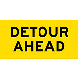 Detour Ahead - Multi-message Sign | Multi-Message Traffic Signs | eBay ...