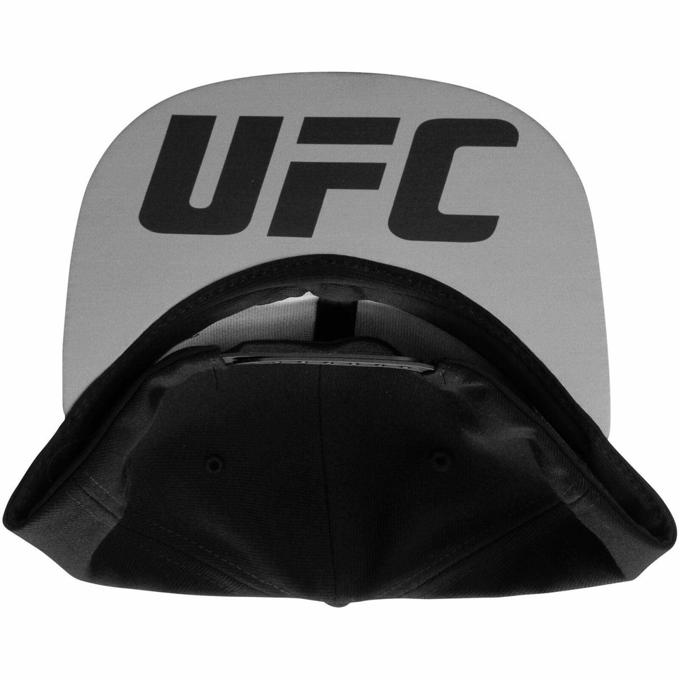 Mens Reebok UFC Snapback Hat - Black | Light Grey | eBay