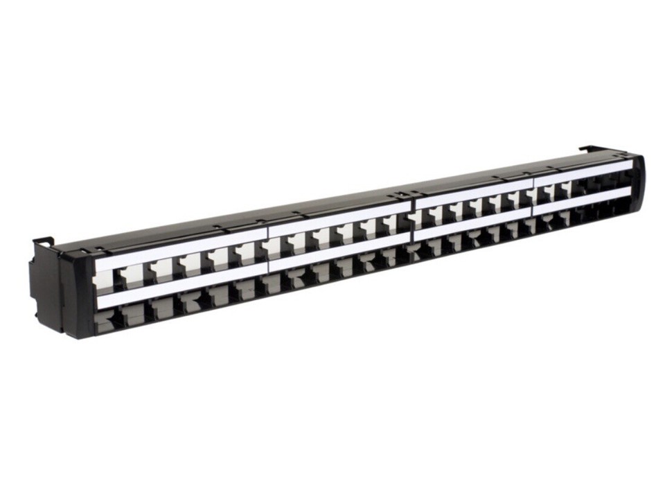 Commscope Systimax 48p Cat6/6A Modular Patch Panel 760105429, M4800-1U ...