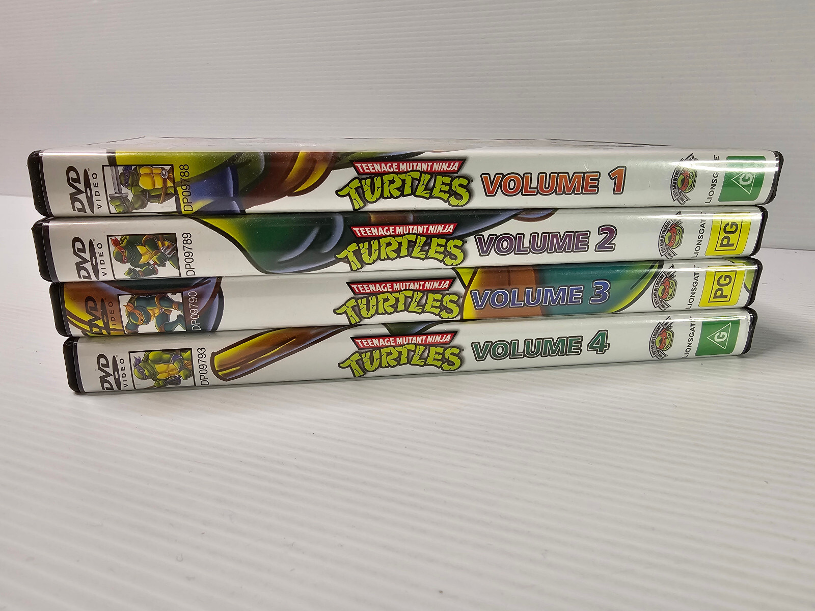 4 x TEENAGE MUTANT NINJA TURTLES Volume 1-4 - DVD Region 4 Season ...