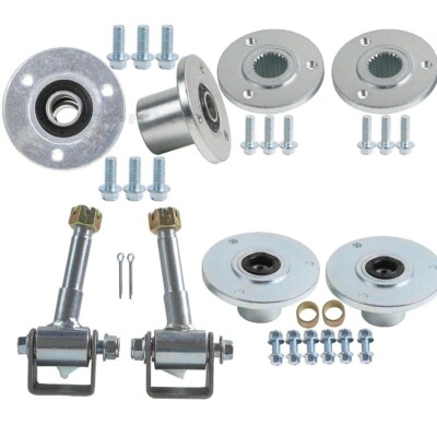 Front Rear Wheel Axle Hub Steering Knuckle Fr ATV Go Kart Quad Drift ...