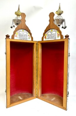 Torah case used Sefer Torah scroll case cover Israeli wood Gift Judaica ...