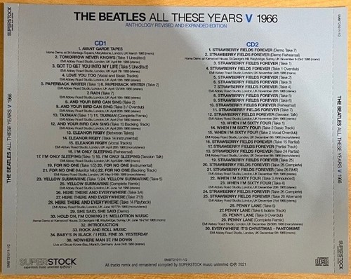 THE BEATLES / ALL THESE YEARS ANTHOLOGY REVISED AND EXPANDED EDITION ...