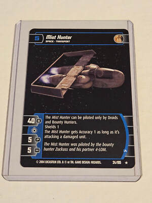 Star Wars TCG Mist Hunter (A) Rogues & Scoundrels Rare 24/105 NM | eBay
