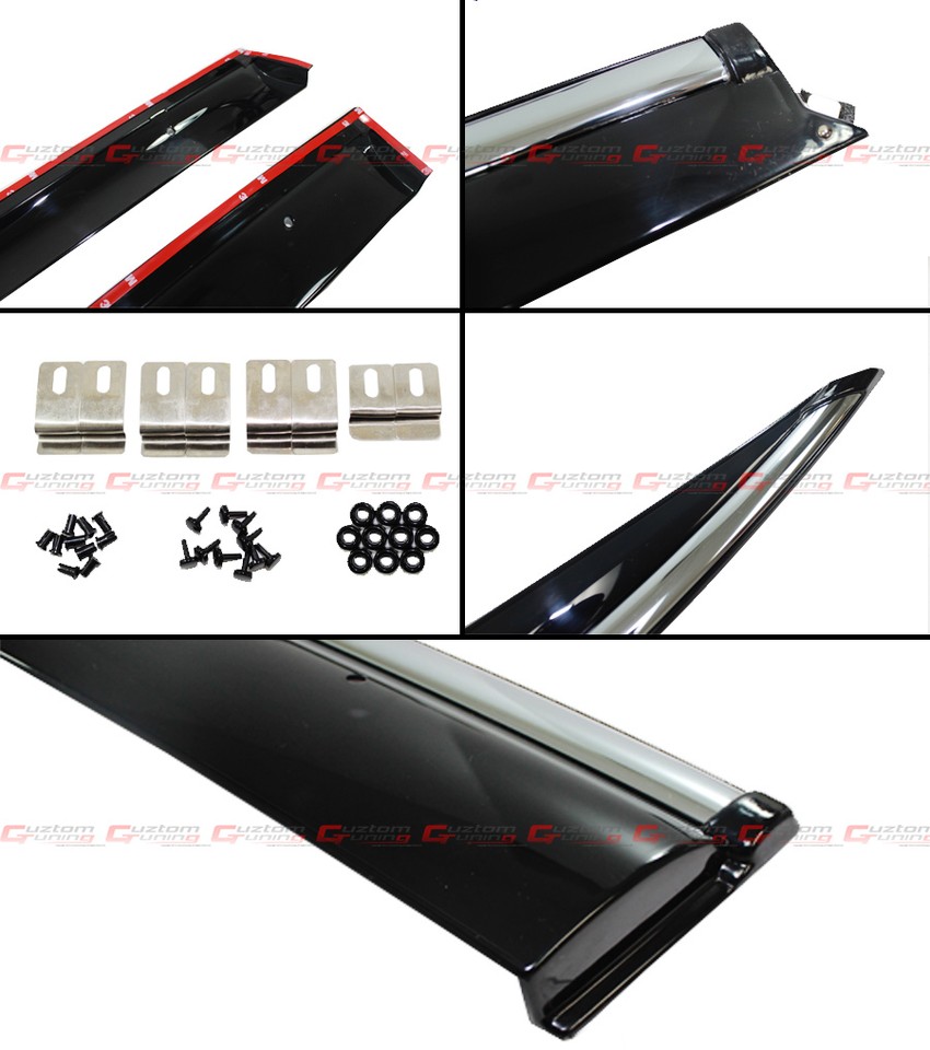 2007-2015 Infiniti G35 G37 Sedan CLIP-ON TYPE Smoke Window Visor | Rear ...