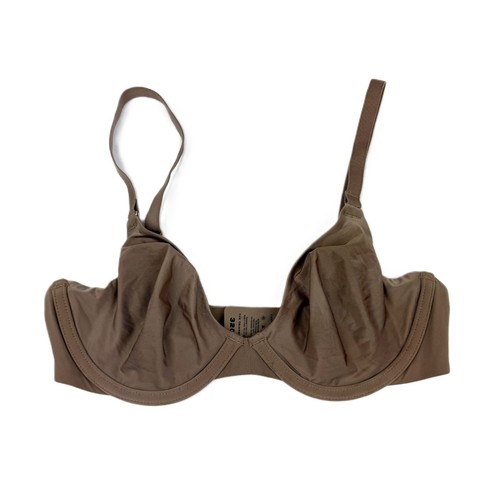 CUUP The Triangle Microfiber Bra Underwire Unlined Brown 32C | eBay