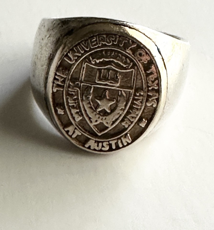 Sterling Silver And Gold University Of Texas Class Ring | eBay