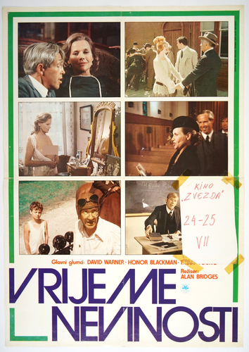 AGE OF INNOCENCE exYU movie poster 1977 DAVID WARNER, LOIS MAXWELL ...