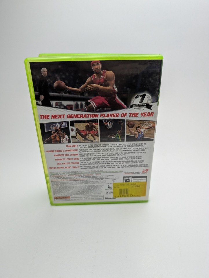 Xbox 360 Basketball Game Lot NBA Live 07 & College Hoops NCAA 2K7 | eBay