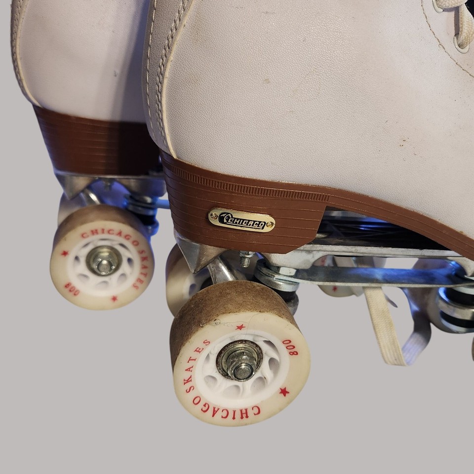 Chicago Ladies Roller Skates Quad Laces 800 Wheels Size 10 US hip hop ...