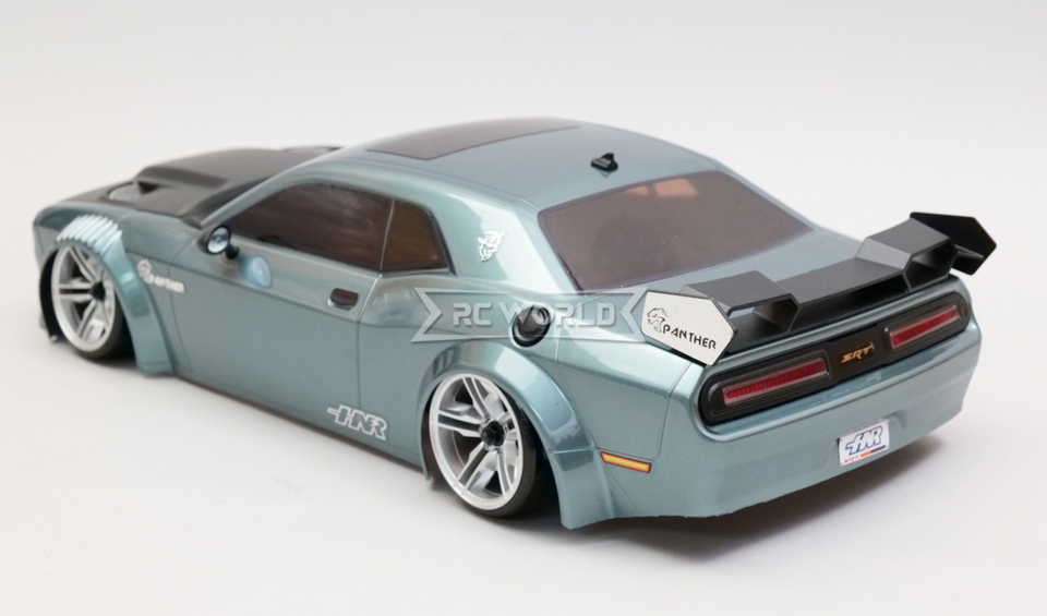 1/10 RC Car BODY Shell DODGE HELLCAT Panther w/ LED *FINISHED* -GREY ...