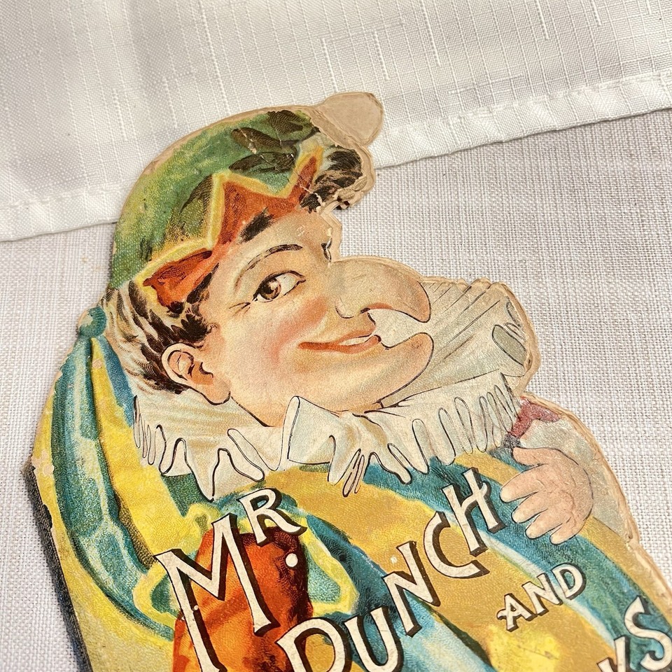 1894 Mr. Punch And His Tricks Antique Vintage Children’s Book - Germany ...