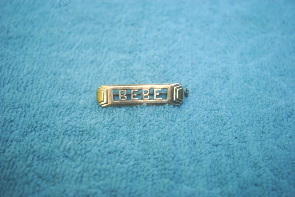 Antique Brass French "Bebe" pin.....Guaranteed Old....New Old Stock | eBay