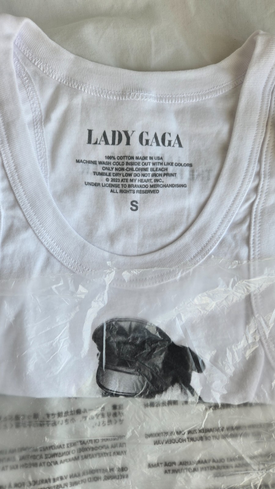 NEW SMALL Lady Gaga Fame Monster Photo Tank Top~ LIGHTWEIGHT & THIN AF ...