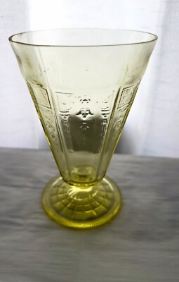 1931 Anchor Hocking Topaz Princess Yellow Depression Glass 5 1/2 ...