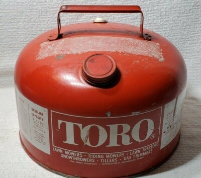 VINTAGE TORO PRE BAN 2 1/2 GALLON GALVANIZED GAS CAN CLEAN INSIDE | eBay