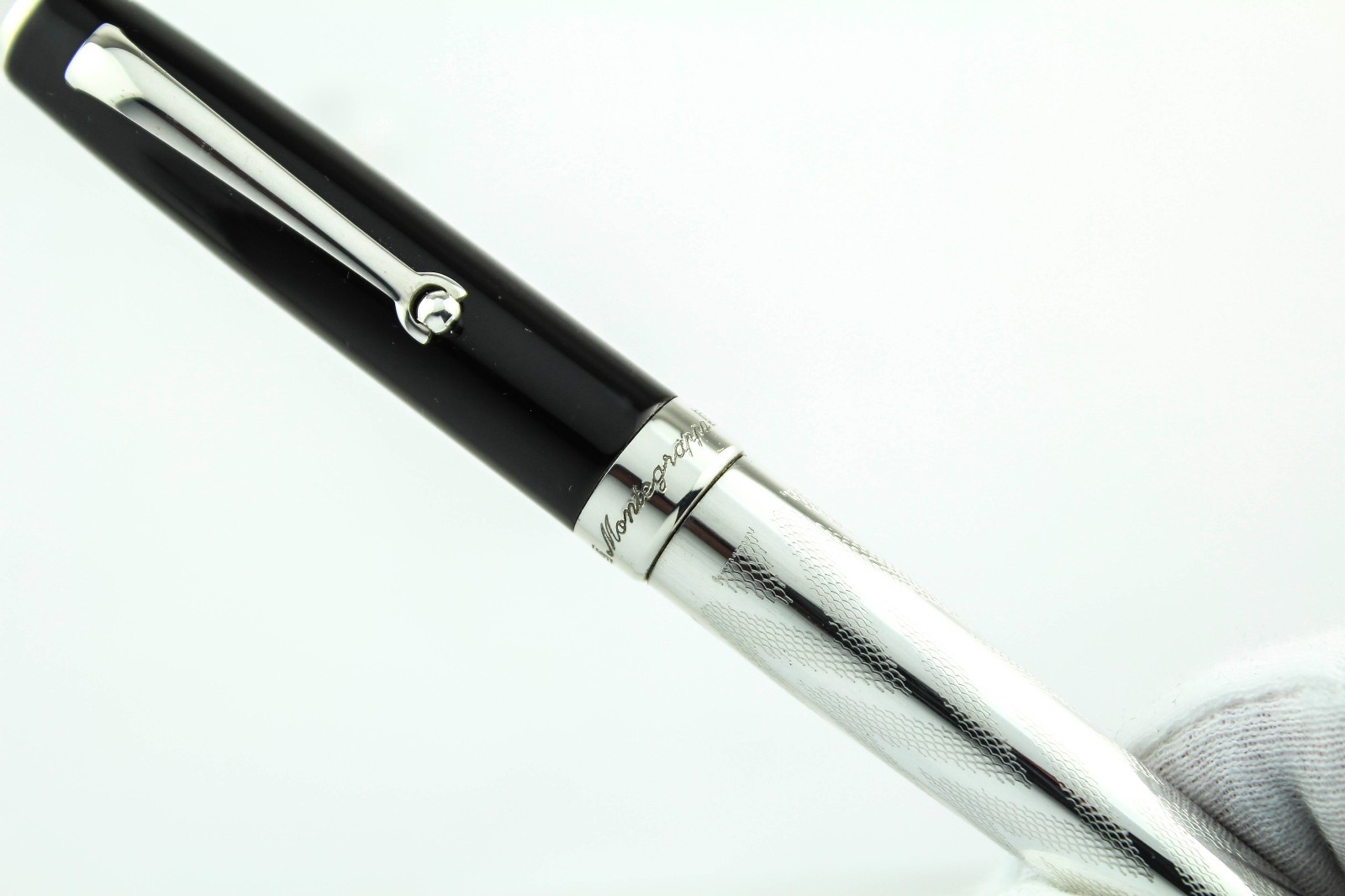 Montegrappa 300 Silver Etched Ballpoint Pen (95'-96') | eBay