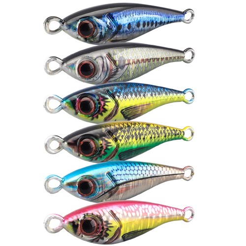 Realistic Fish Shape Jigging Lures 3D Printed Fish Lures Baits for Bass ...