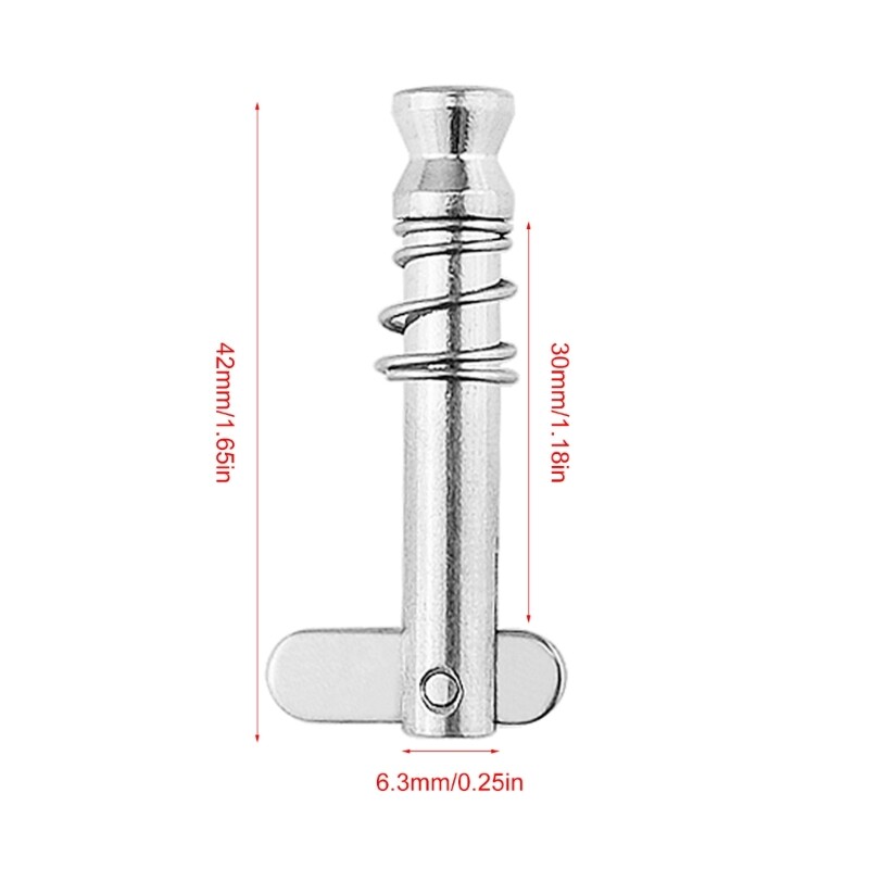 Bimini Top Pin Stainless Steel Coupler Pin Locking Pin Quick Release ...