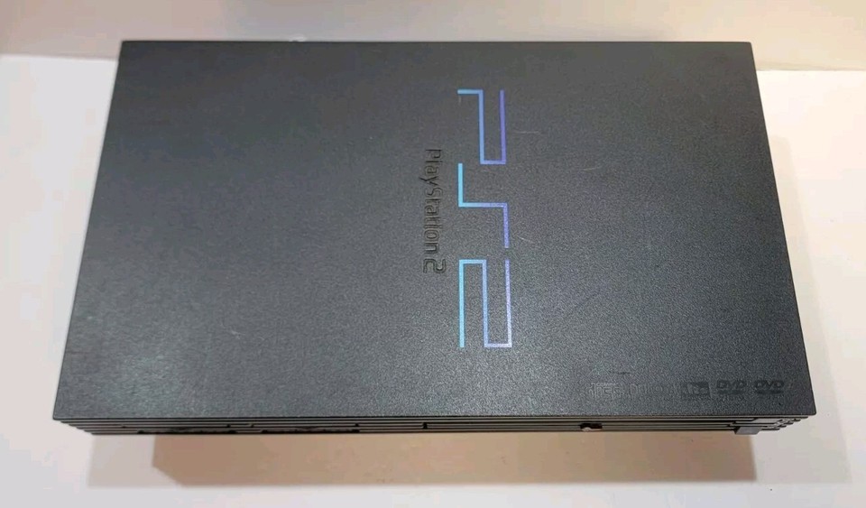 Sony PlayStation 2 Fat PS2 Black SCPH-30001 Console ONLY - For Parts or ...