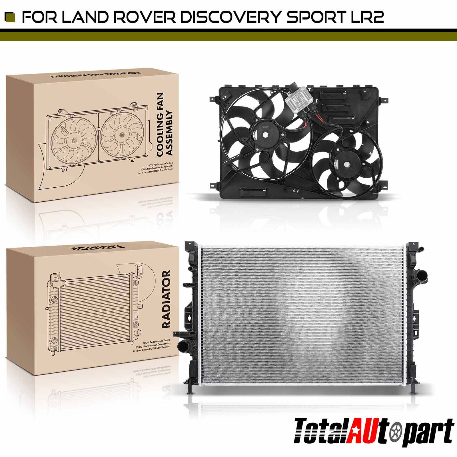 New Radiator & Cooling Fan Assy Kit for Land Rover Discovery Sport 2015 ...
